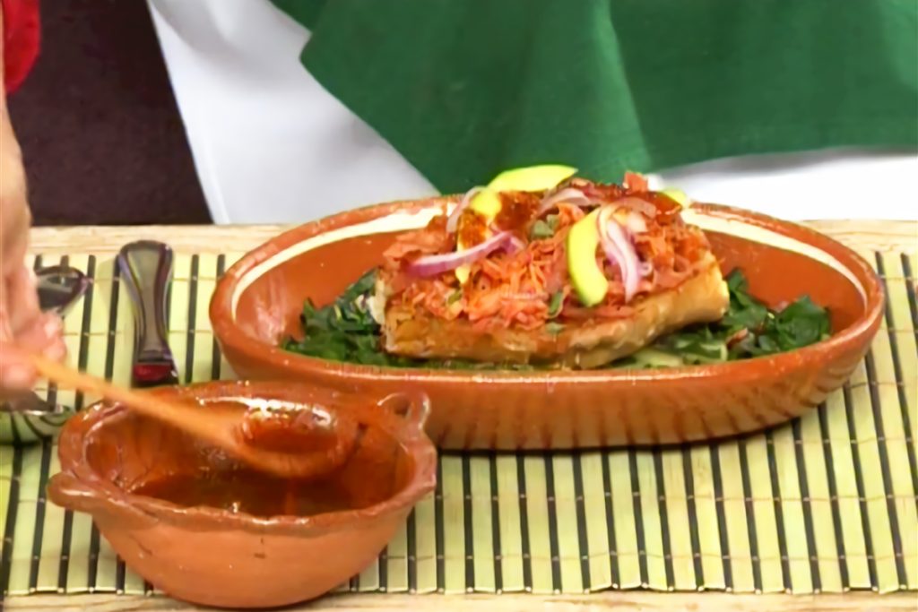 Torta ahogada acompañada con acelga - El Gourmet