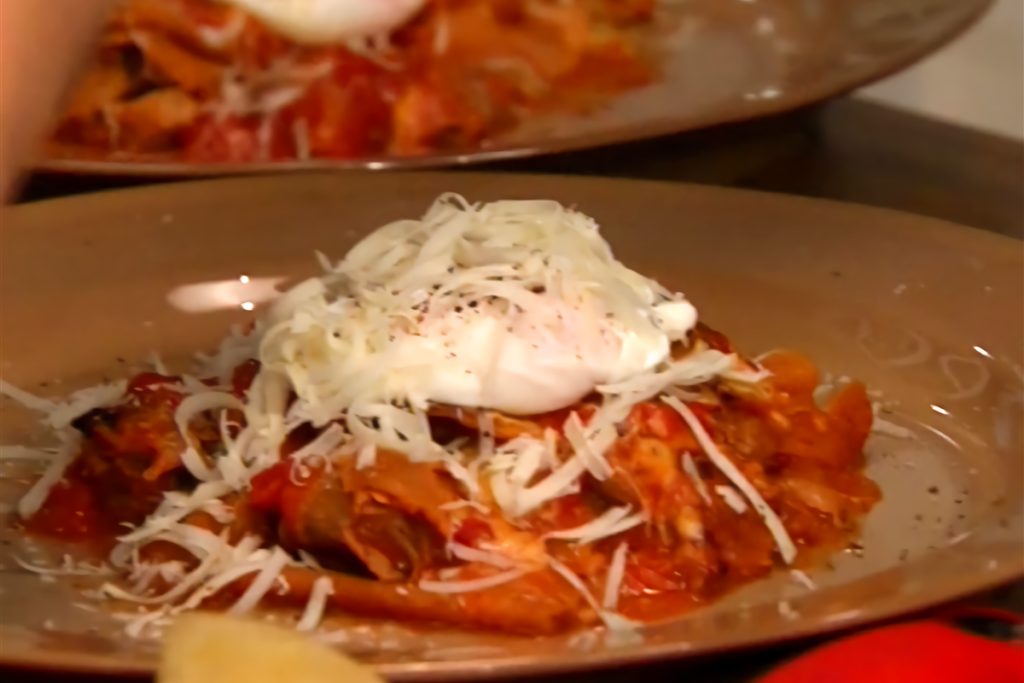 Pane Fratau (Pan milhojas con huevo poché) - El Gourmet