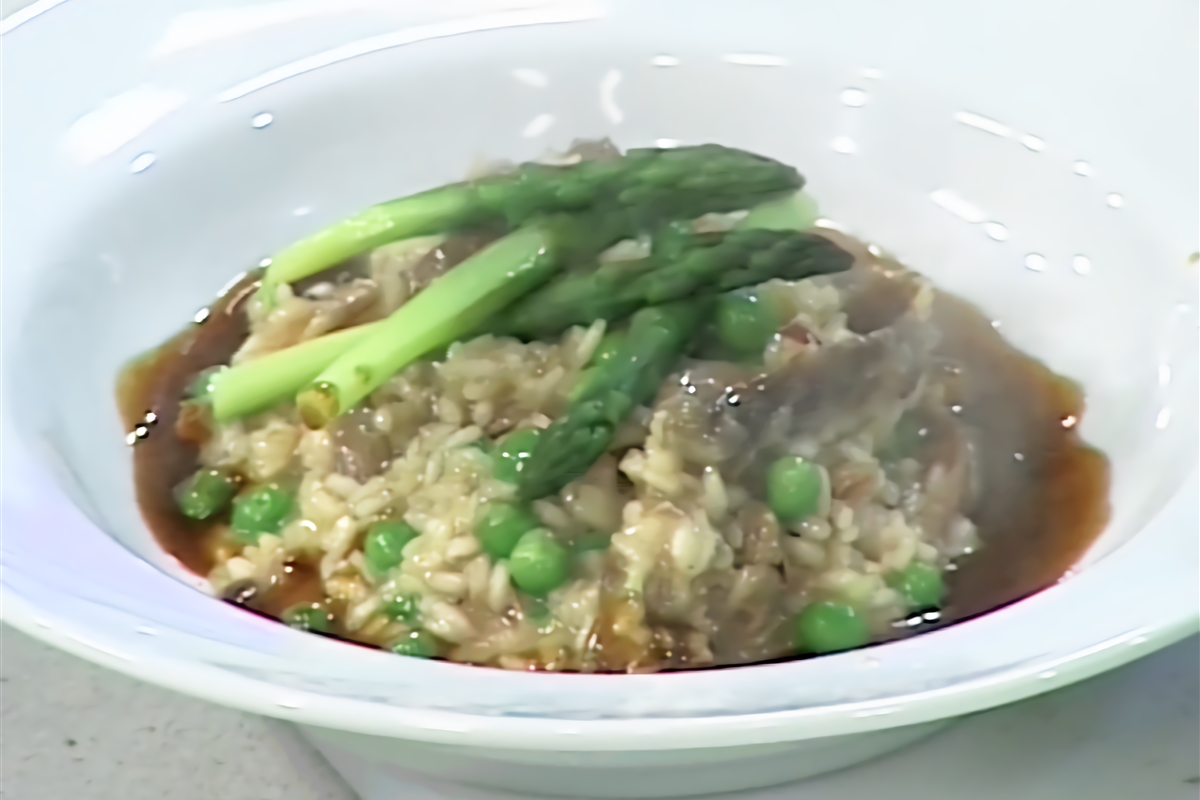 Risotto de confit de pato - El Gourmet