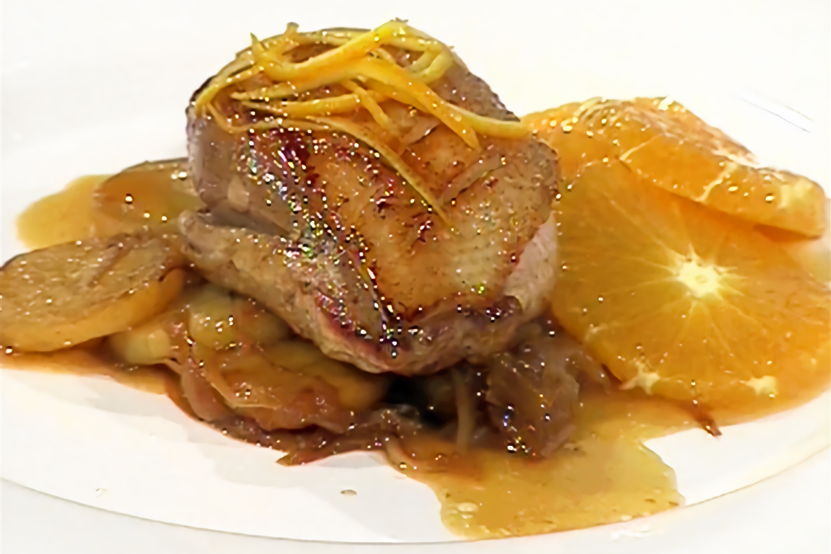 Magret de pato a la naranja - El Gourmet