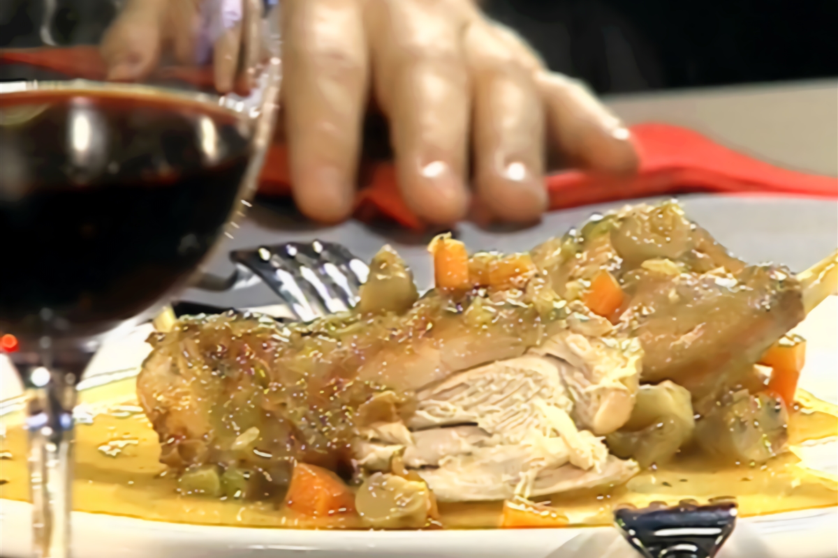 Conejo con hierbas y champiñones - El Gourmet