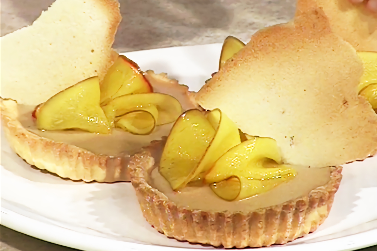 Tarta individual de coco y mango - El Gourmet