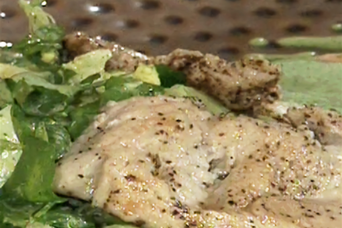 Pollo con sal de apio y berro - El Gourmet