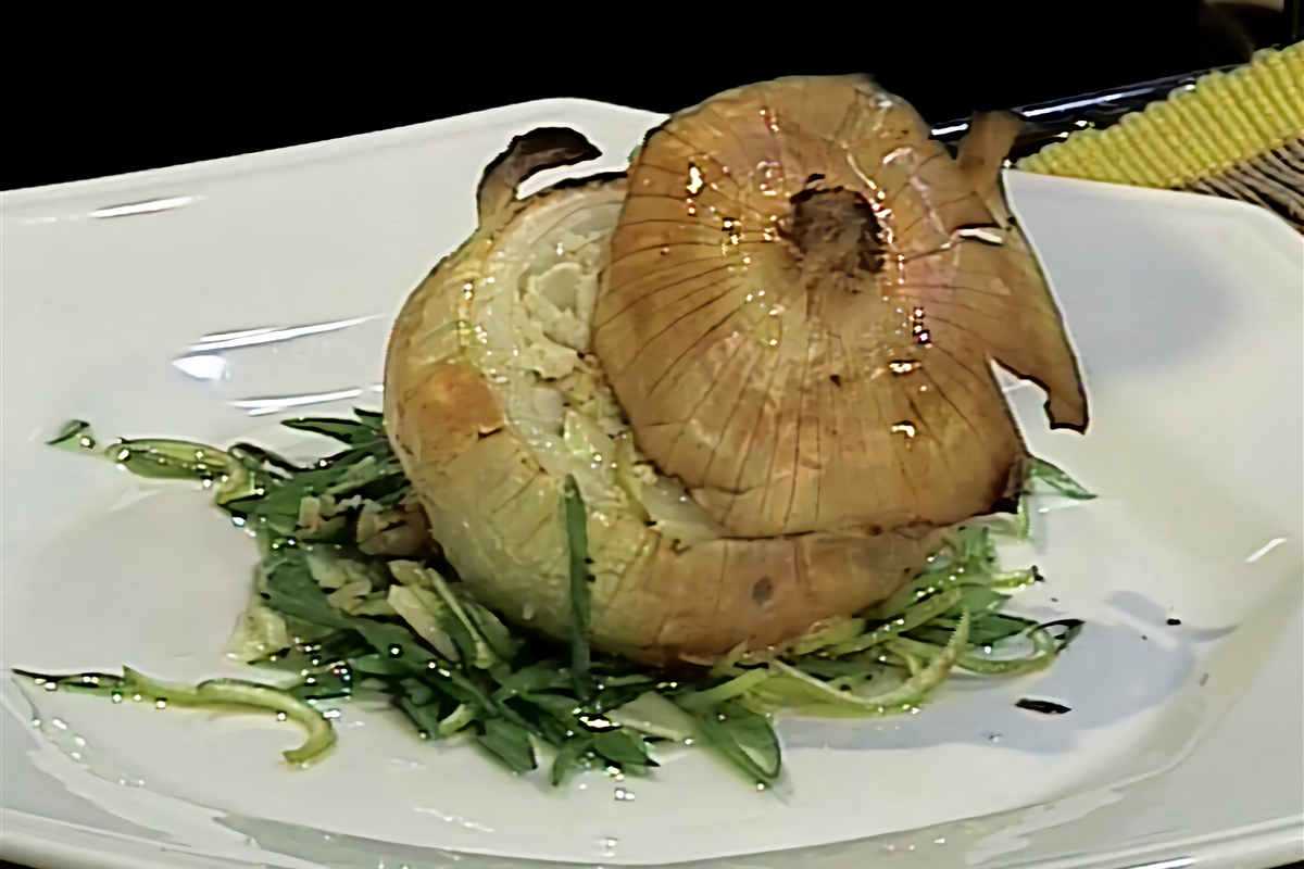 Cebollas rellenas a la sal - El Gourmet