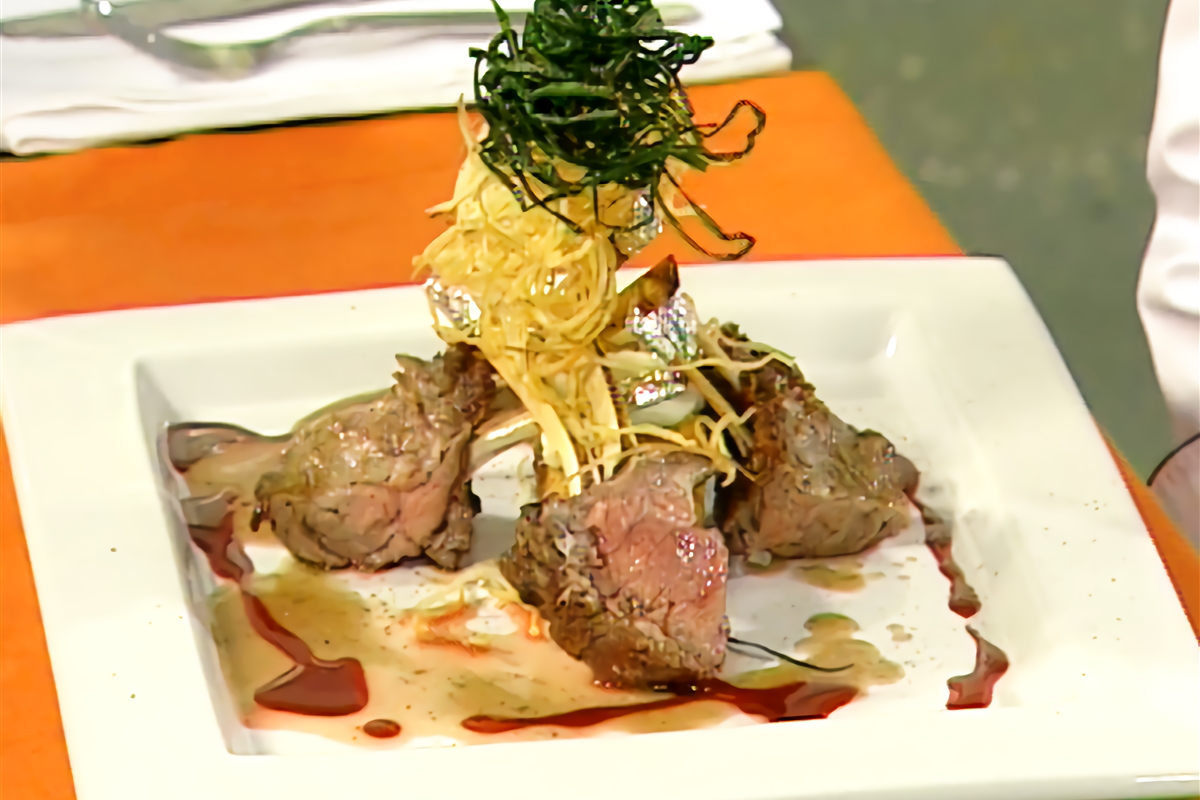 Rack de cordero y puré aromatizado - El Gourmet