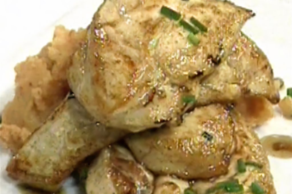 Pechuga de pollo con puré de tomate - El Gourmet