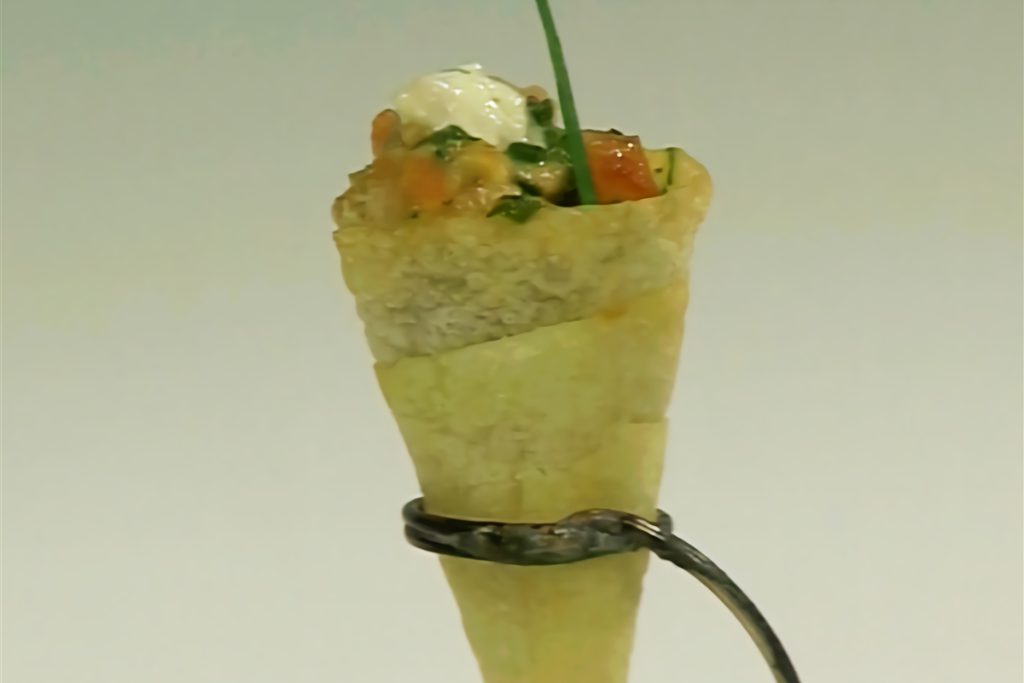 Cornets de salmón - El Gourmet