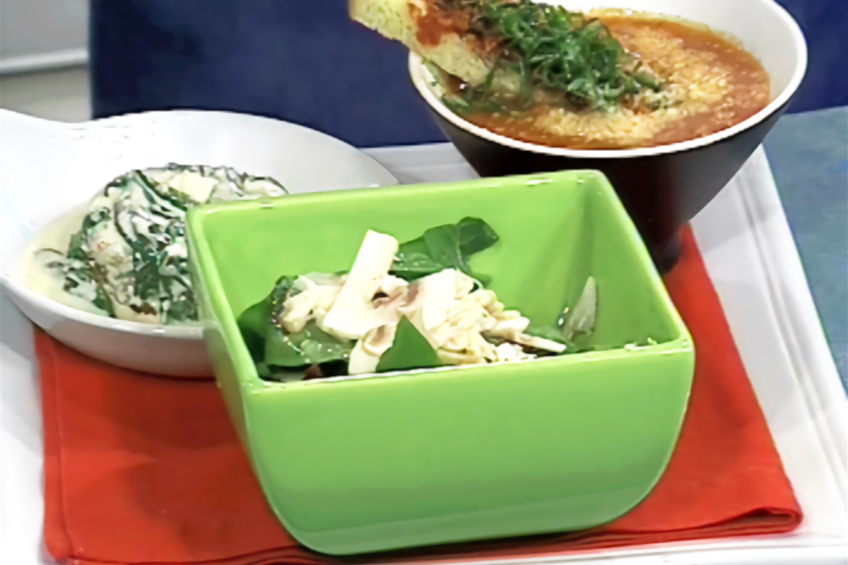 Sopa, ensalada y soufflé - El Gourmet