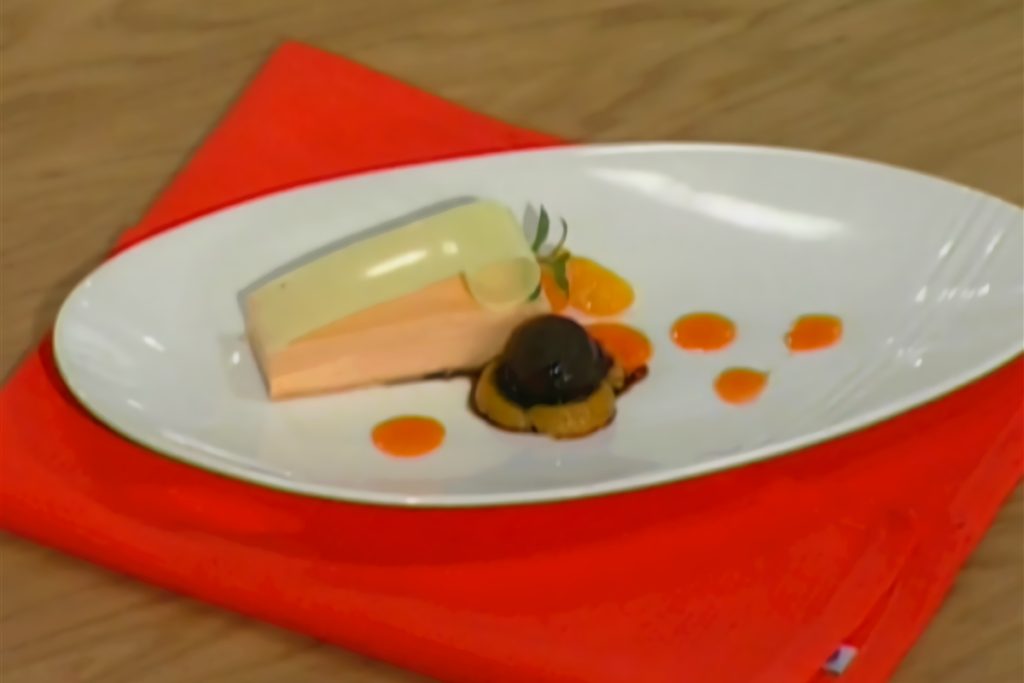 Nieve de Zapote Negro con Mousse de Mandarina - El Gourmet