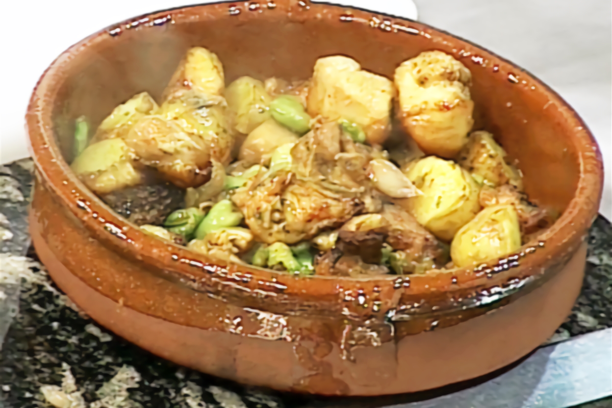 Pollo a la cacerola con vegetales de primavera - El Gourmet