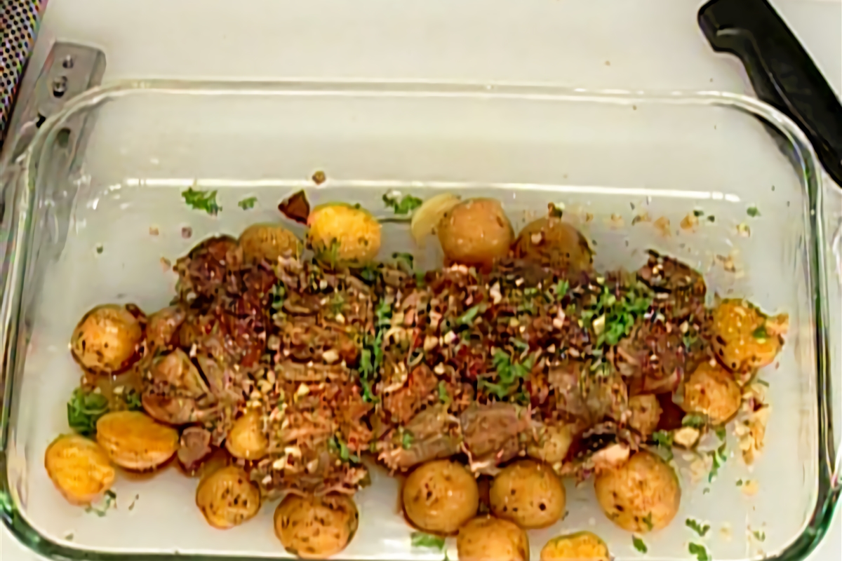 Conejo relleno con cerdo y frutos secos - El Gourmet