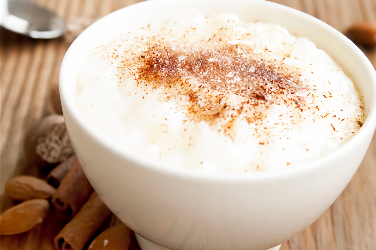 Arroz con leche, átomo de crema catalana y crujiente de canela - El Gourmet