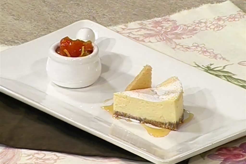 Cheesecake de ricotta y compota de cherries - El Gourmet