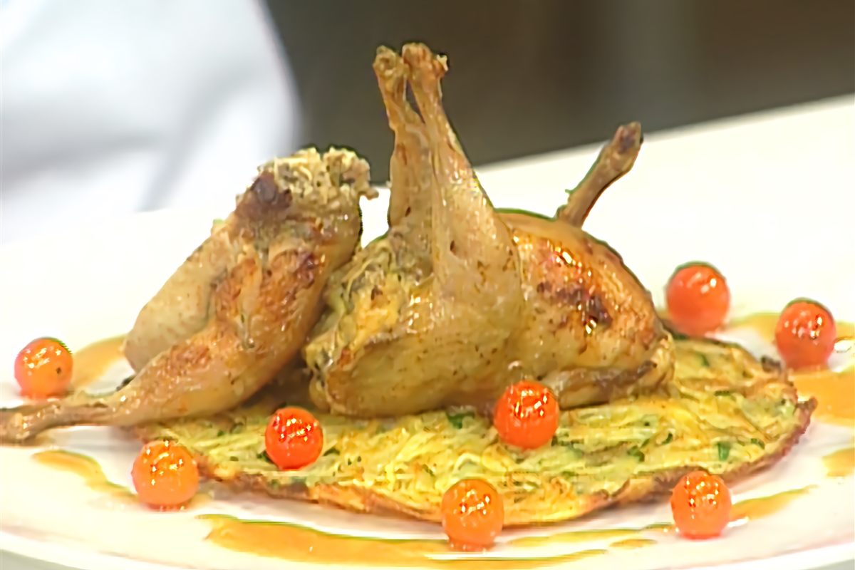 Codornices rellenas con morillas - El Gourmet