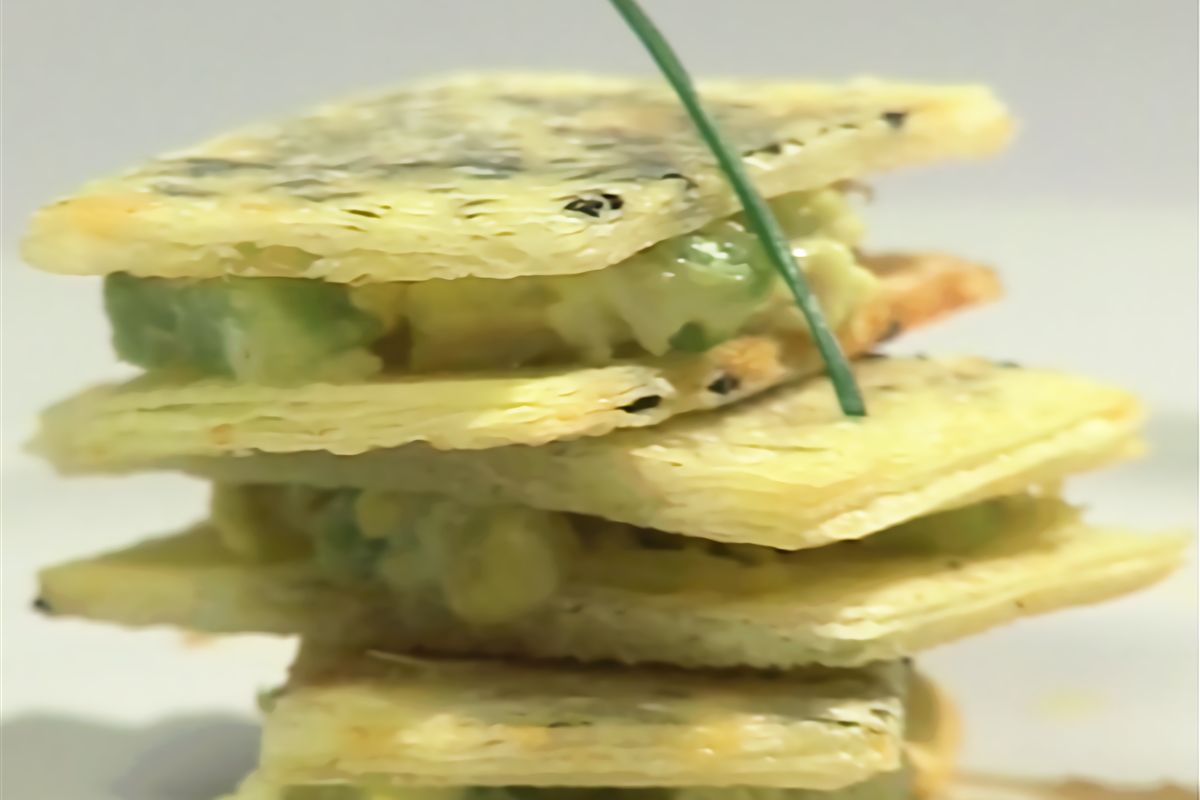 Láminas de philo con palta y pollo - El Gourmet