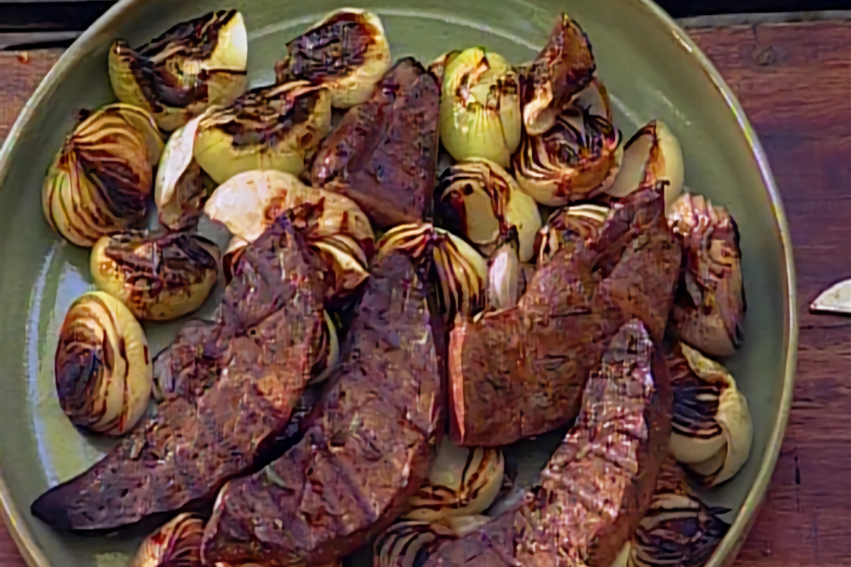 Hígado con cebolla - El Gourmet