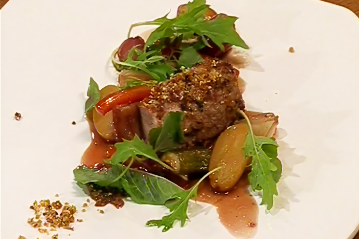 Lomitos de jabalí con vegetales glaceados - El Gourmet