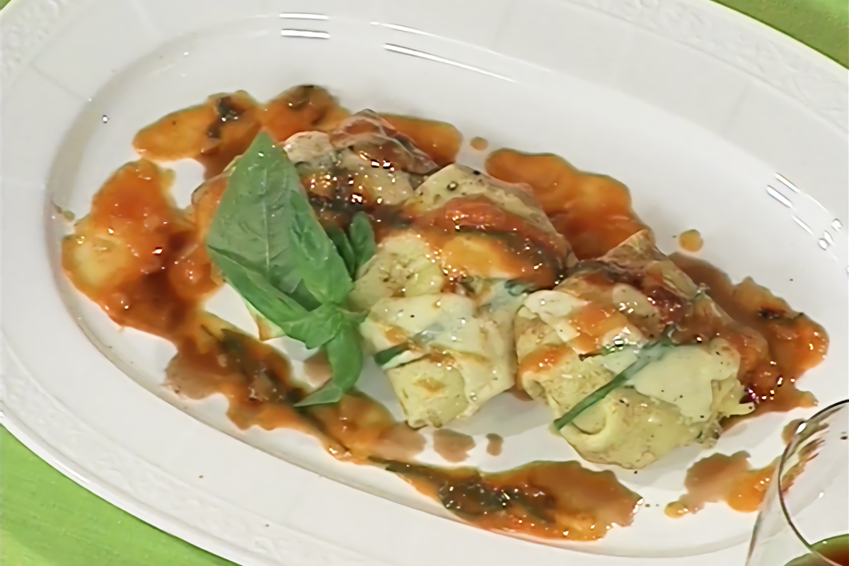 Pachetti di ceci e olive verdi (Paquetes de garbanzos y aceitunas ...