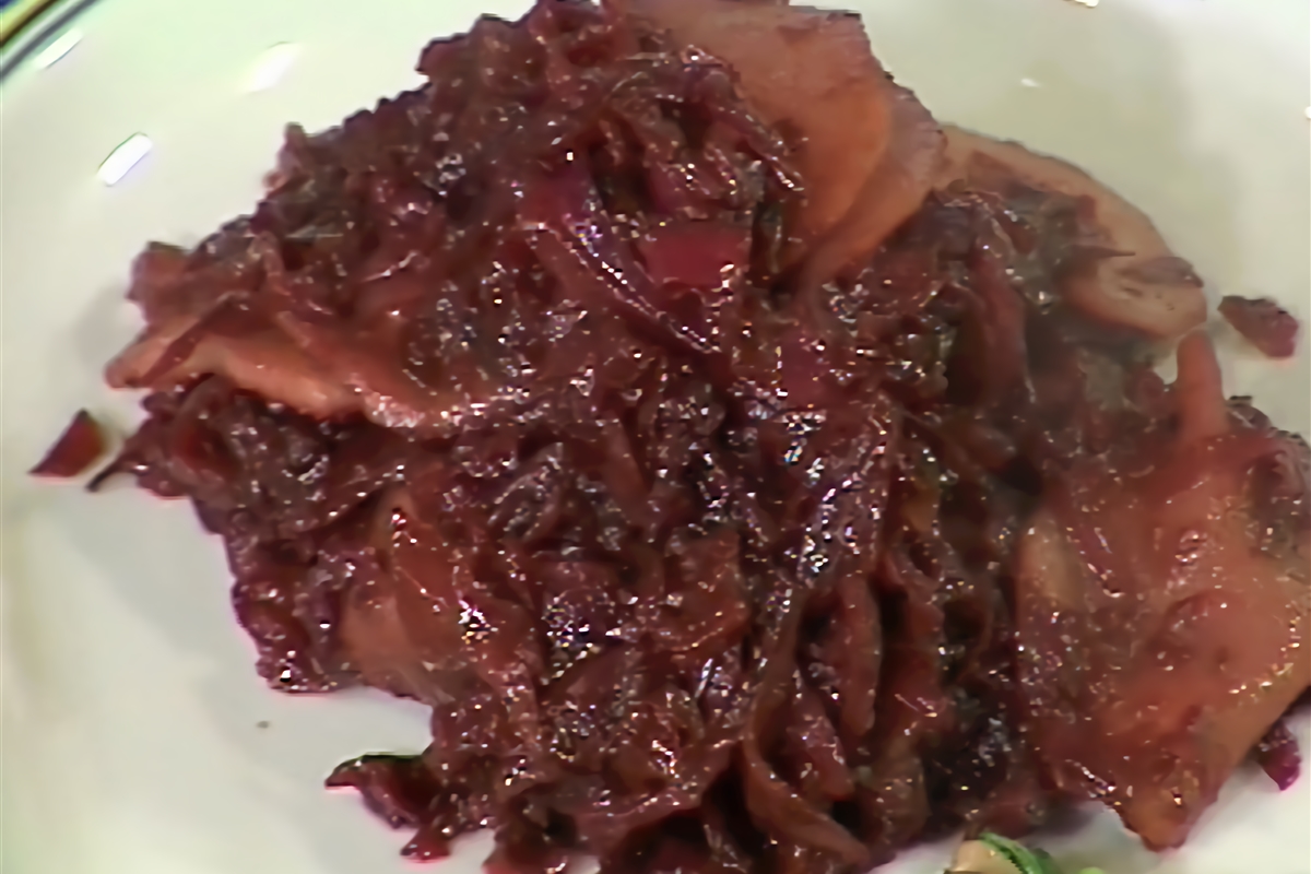 Cavolo rosso e mele (Repollo colorado con manzana) - El Gourmet