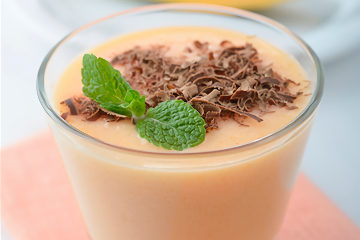Pana Cotta de coco con papaya - El Gourmet