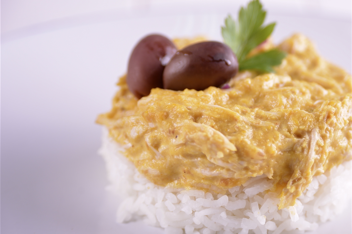 Ají­ de pollo con arroz basmati - El Gourmet