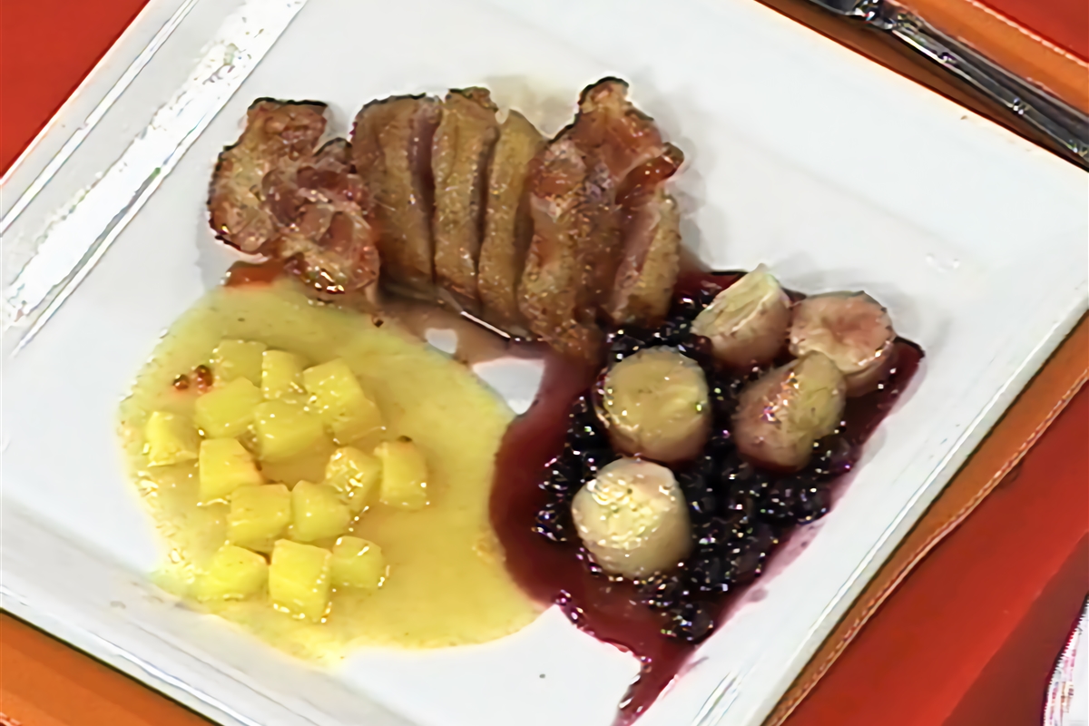 Magrete de pato en dos salsas - El Gourmet