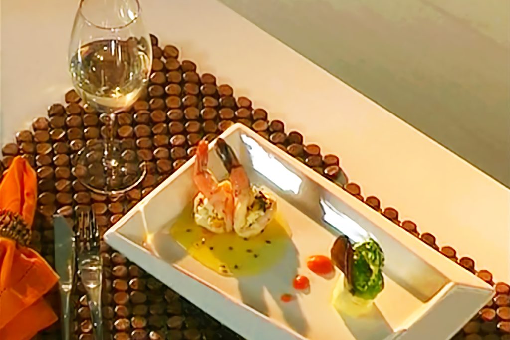 Raviolón de langostinos - El Gourmet