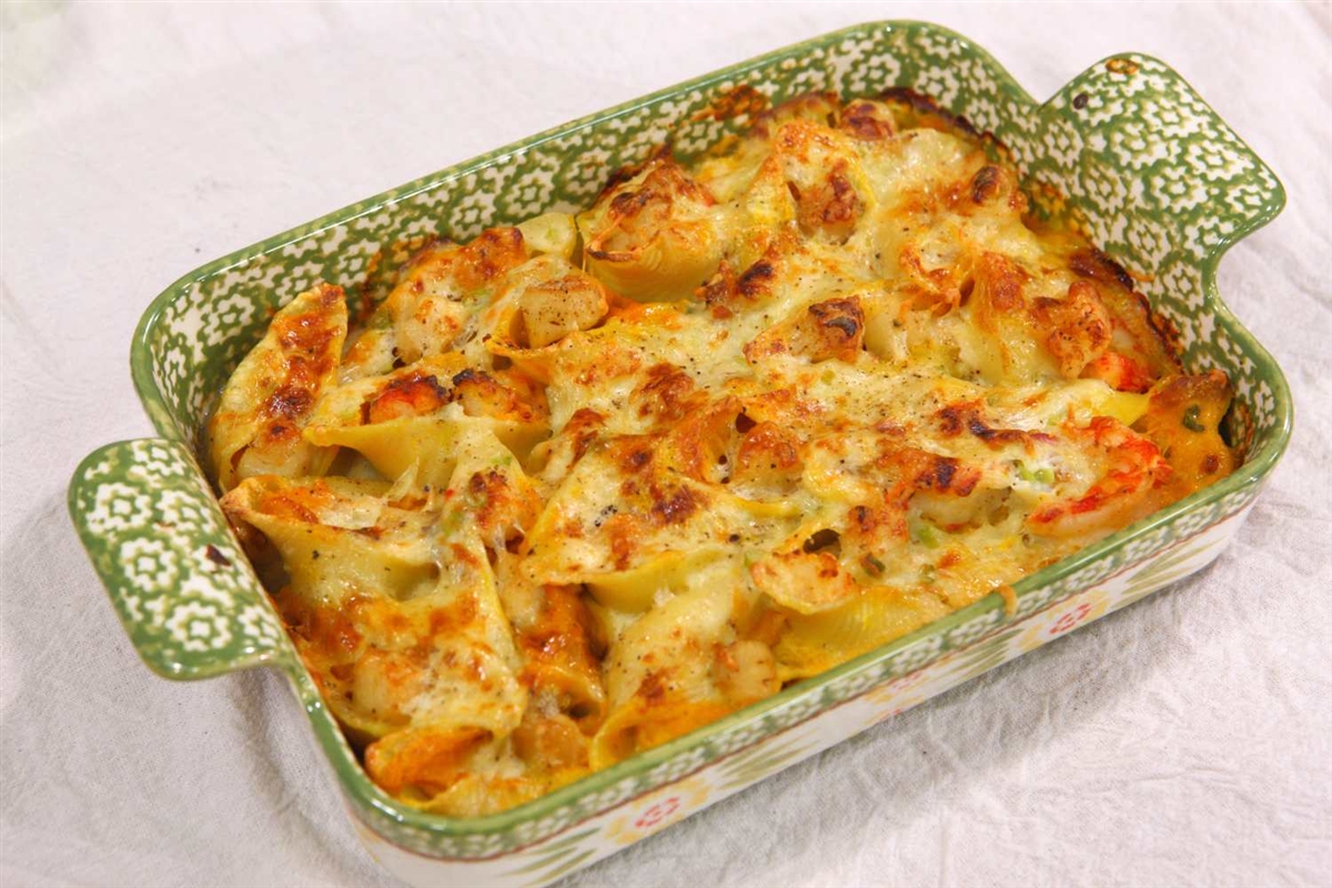 Conchiglione de Zapallo, Vieiras y Langostinos - El Gourmet
