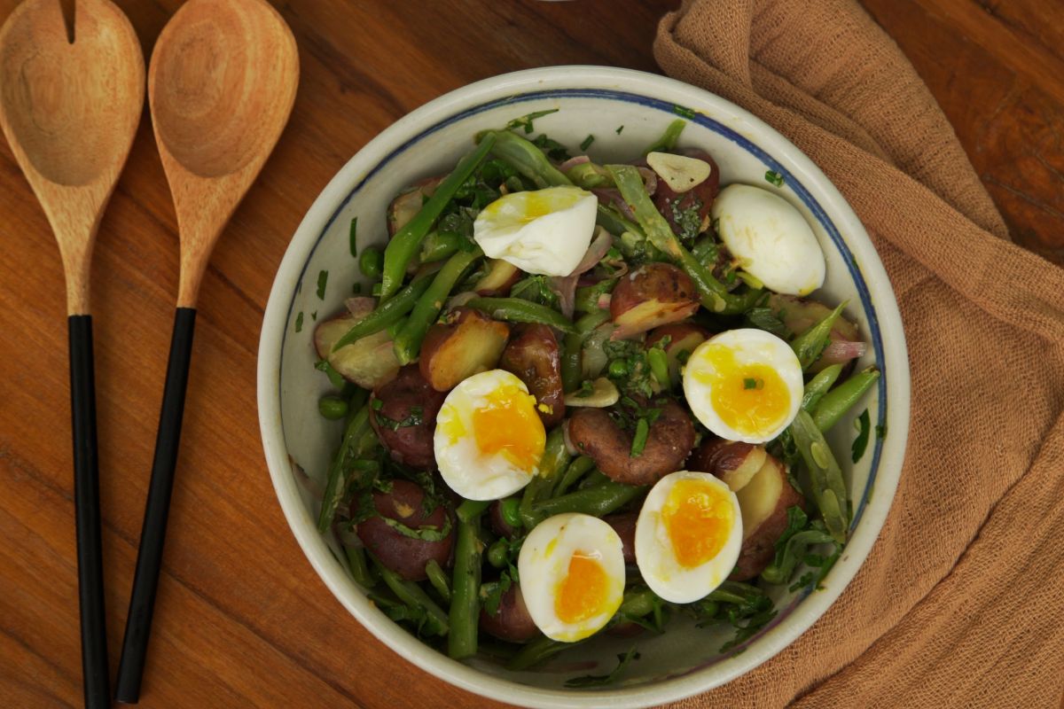 Ensalada de Papines, Chaucha y Huevo - El Gourmet