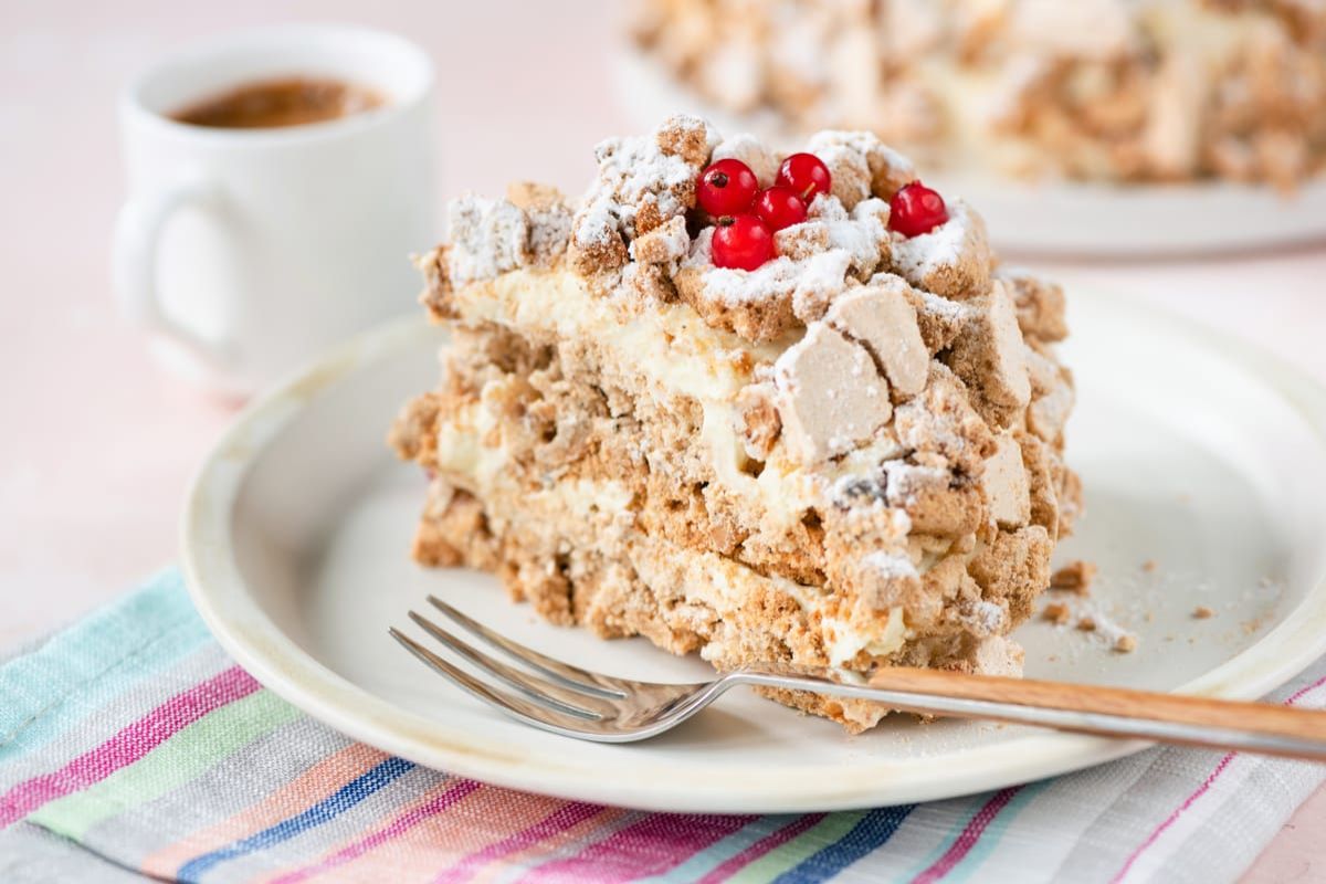 Dacquoise de Coco y Nuez - El Gourmet