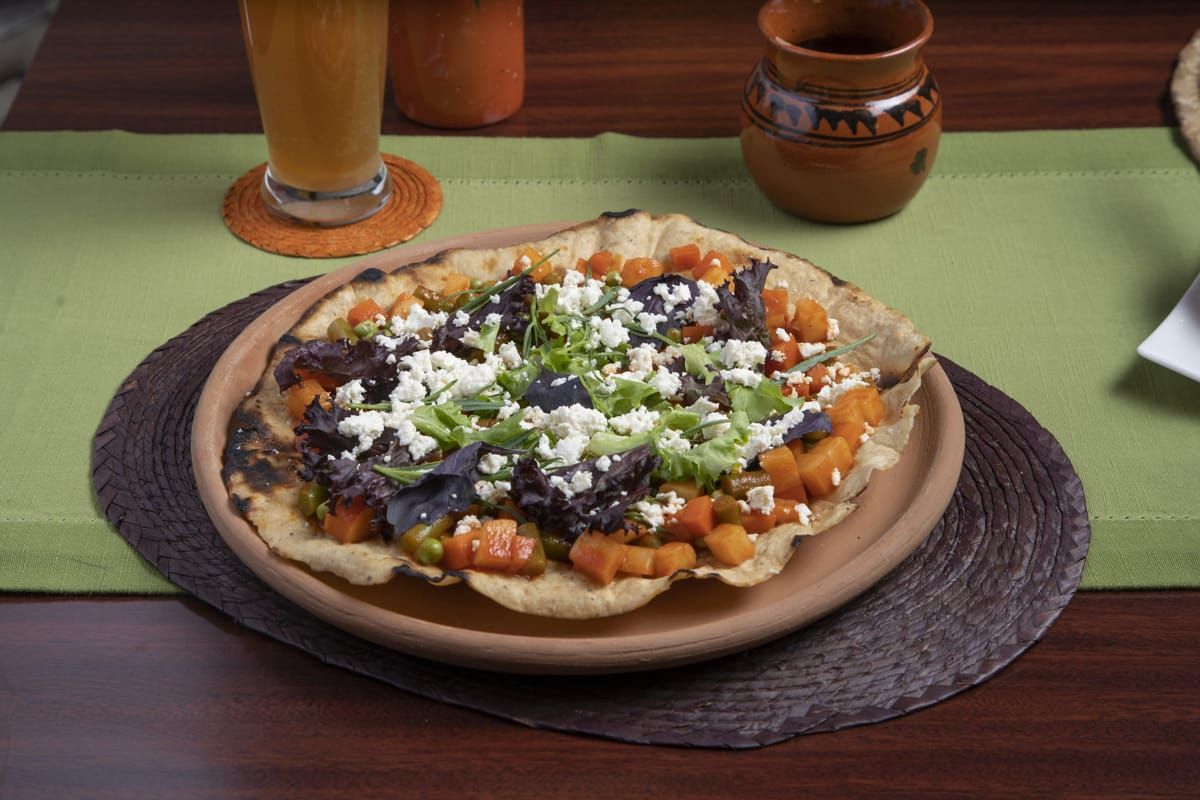 Tostada De Chile Ajo - El Gourmet