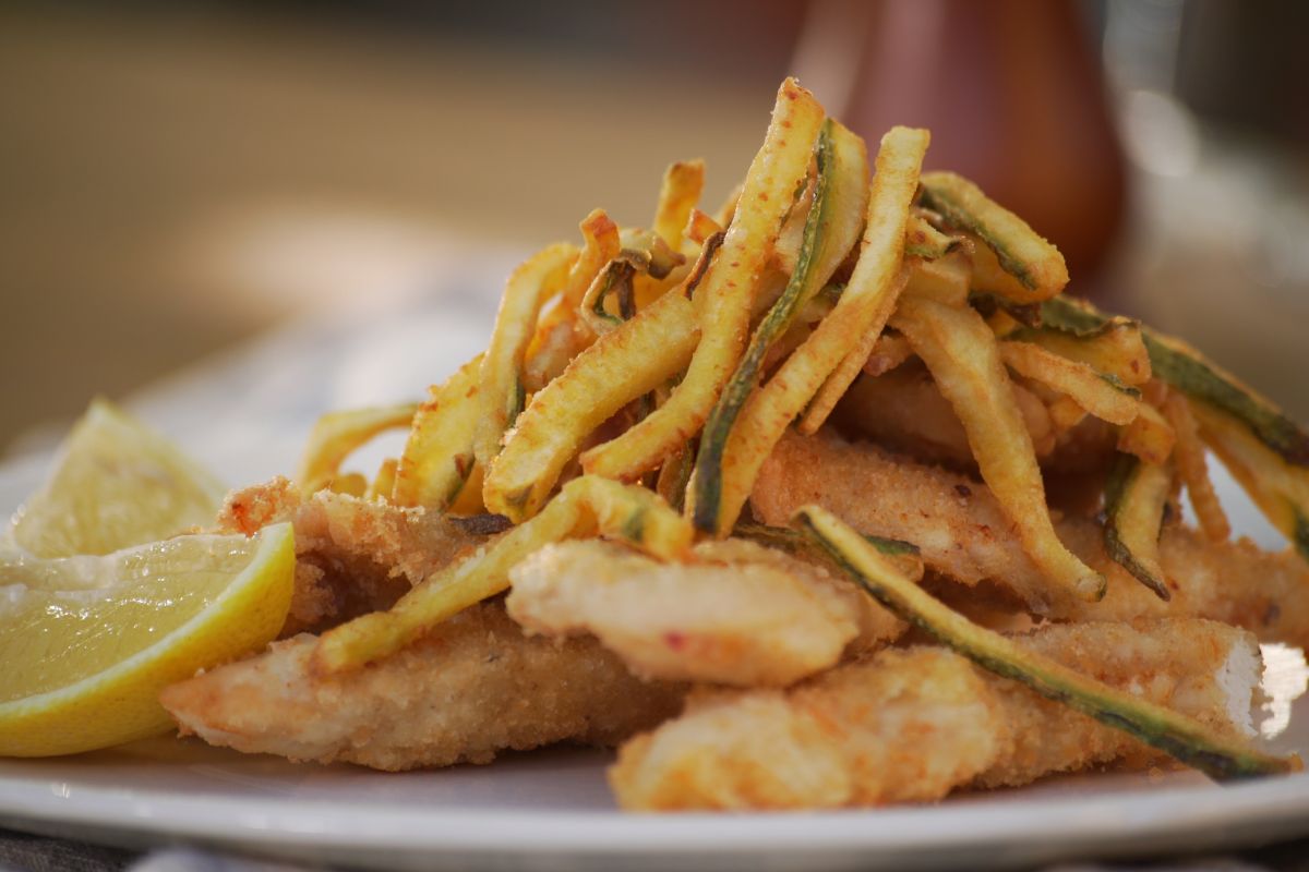 Pollo Frito con Zucchini - El Gourmet
