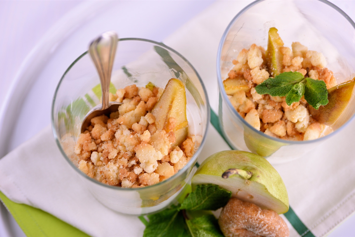 Crumble de peras - El Gourmet