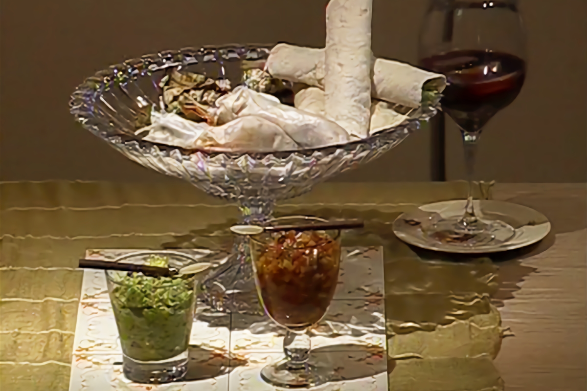 Wraps en labash, papel de arroz, hojas de parra - El Gourmet