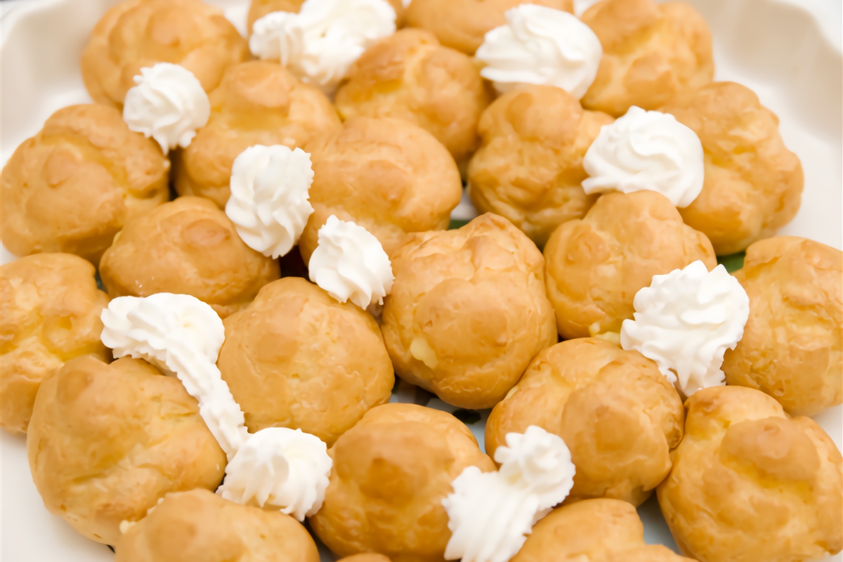 Profiteroles rellenos - El Gourmet