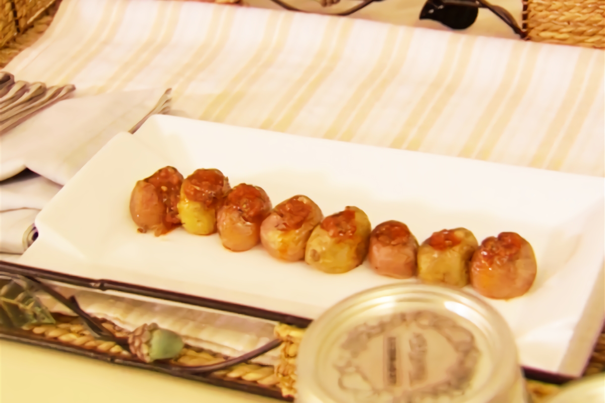 Papines con mojo picón rojo - El Gourmet