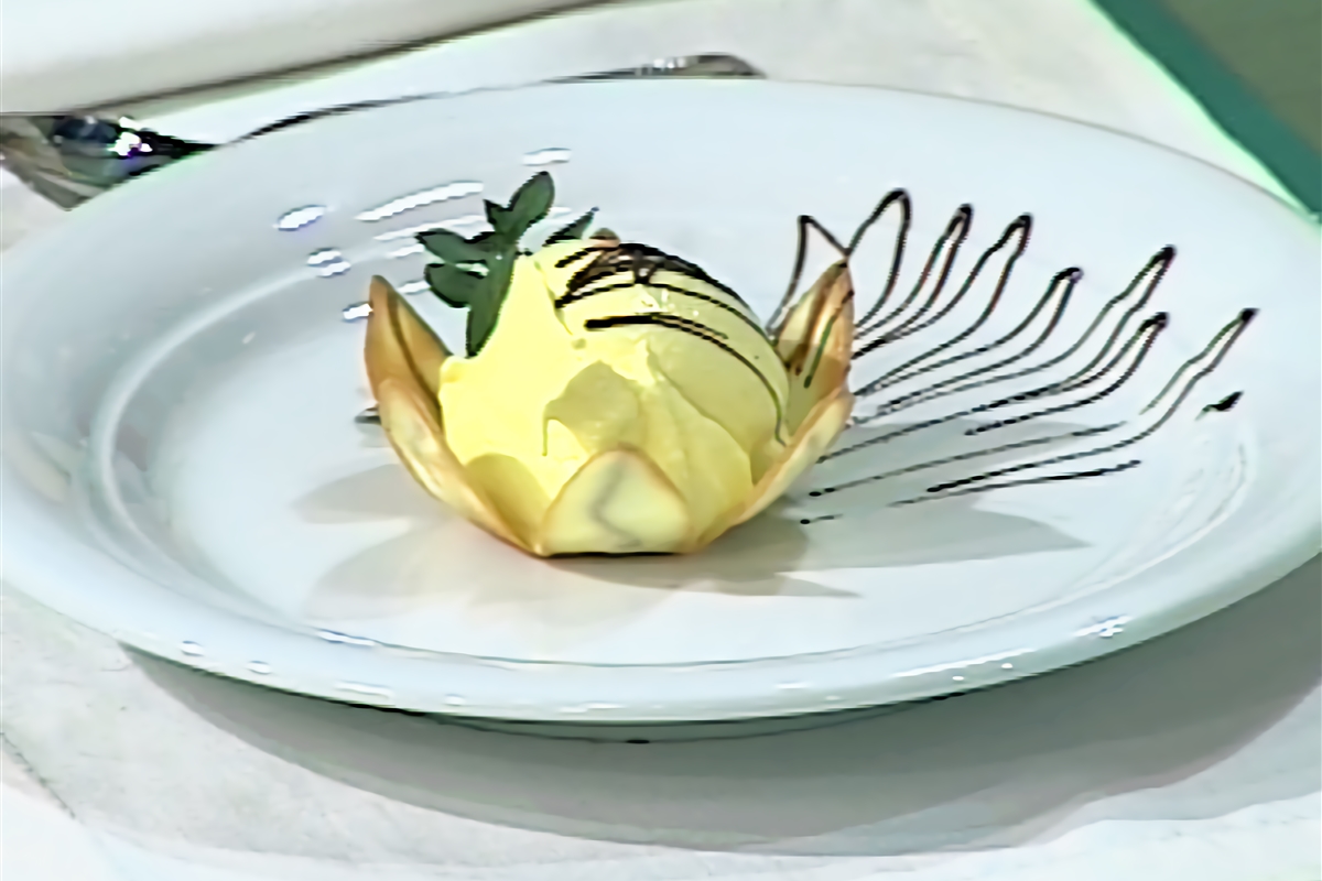 Tulipano al gelato di mango - El Gourmet