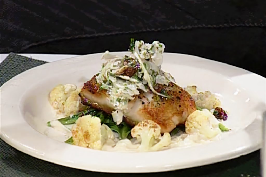 Filete de merluza negra con puré de coliflor - El Gourmet