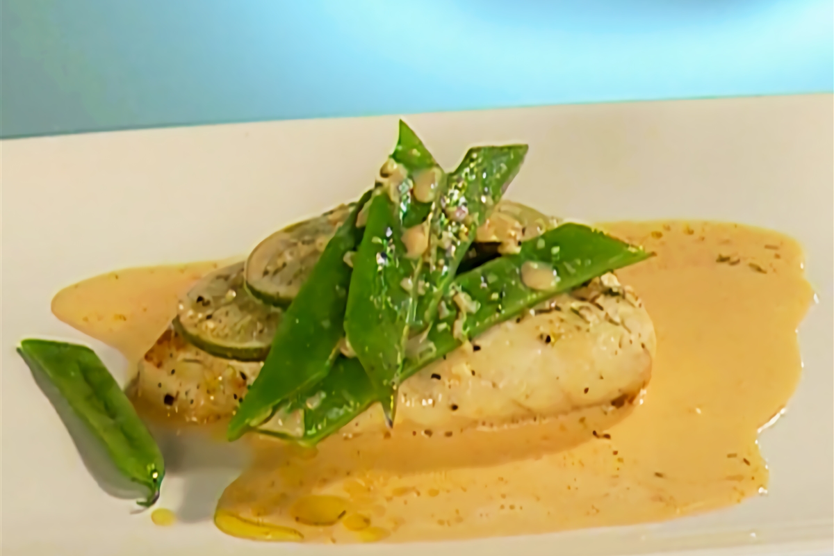 Pargo blanco en salsa de masago - El Gourmet