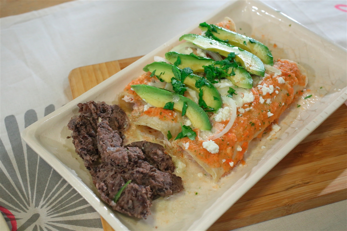 Entomatadas con pollo - El Gourmet