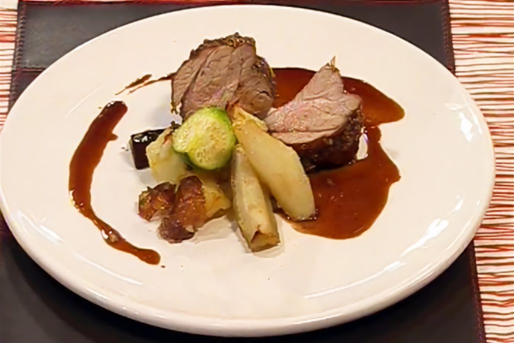 Bondiola en miel de especias con vegetales rostizados - El Gourmet