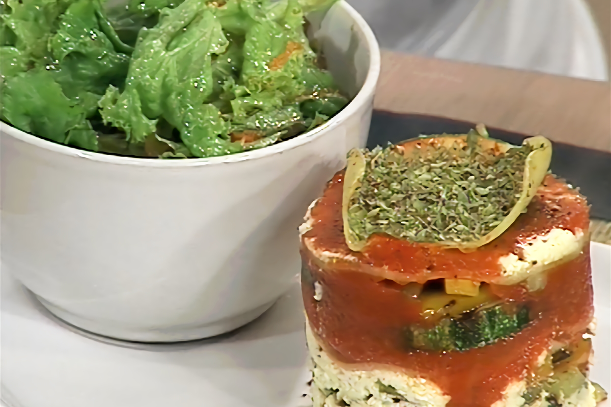 Mini lasagne de verduras - El Gourmet