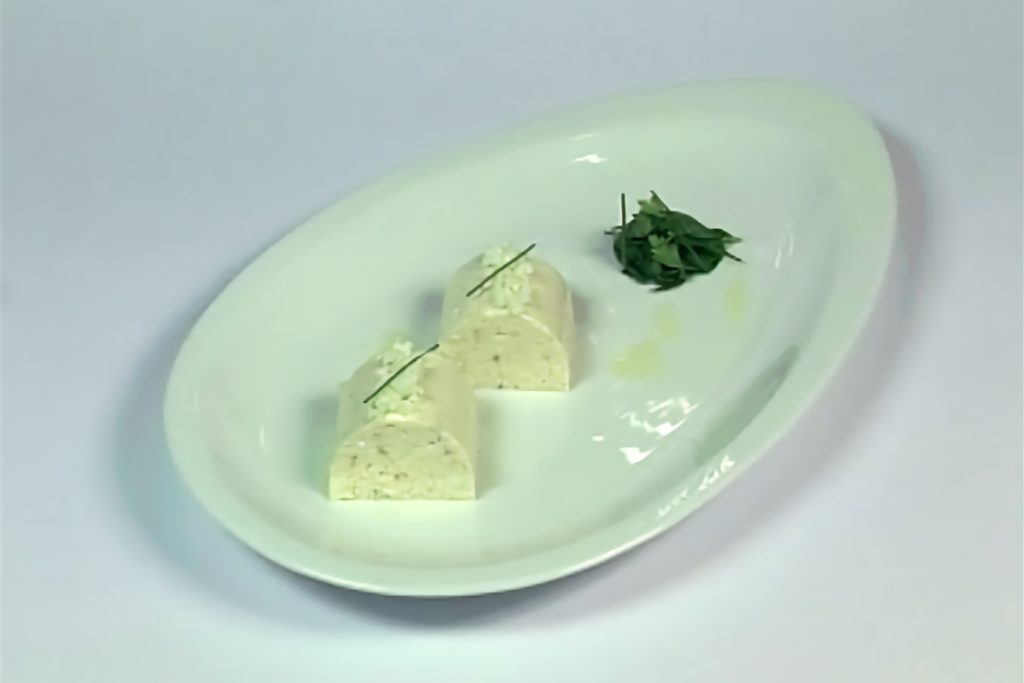 Mousse de palmito con mezclum de hierbas - El Gourmet