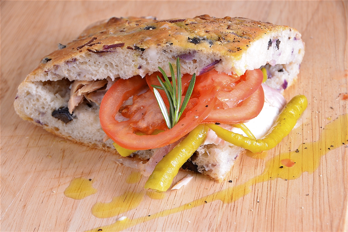 Foccacia de aceitunas negras - El Gourmet