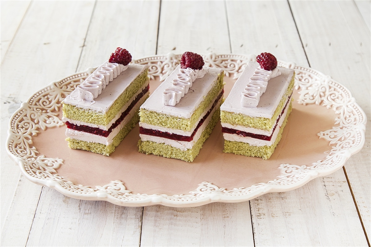 Lingote de té verde y frambuesas - El Gourmet