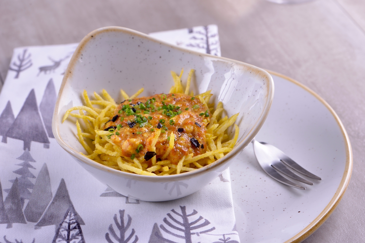 Revuelto de Caviar de Erizos con Papas Pay - El Gourmet