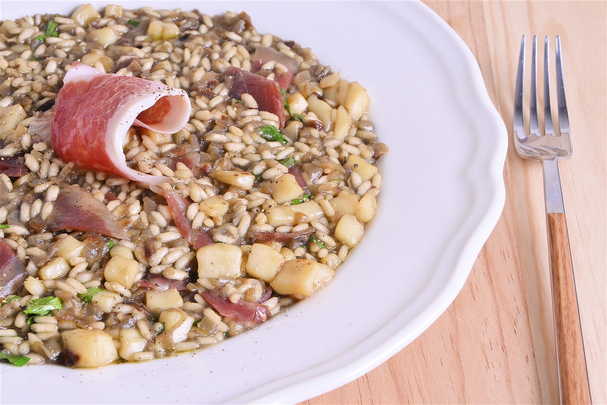 Risotto de sepia y jamón crudo - El Gourmet