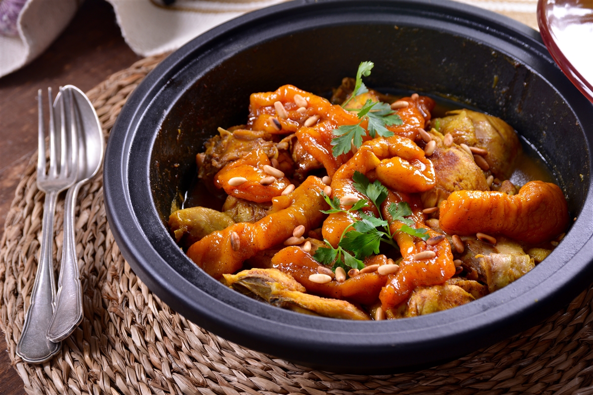 Tajín de Pollo con Duraznos - El Gourmet