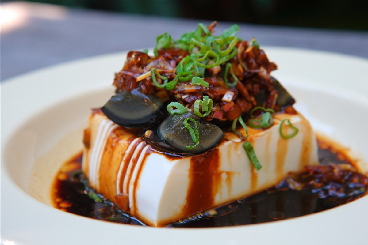 Tofu con pitan - El Gourmet