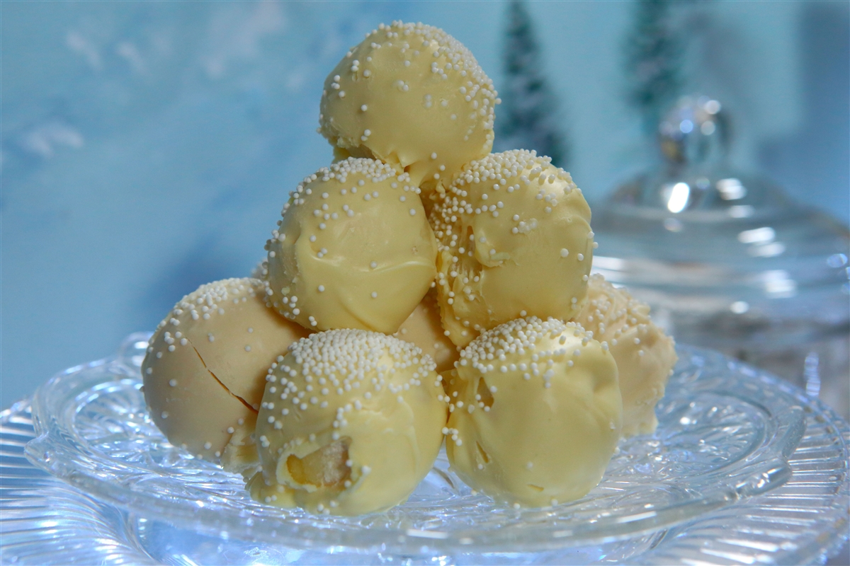 Trufas de chocolate blanco - El Gourmet